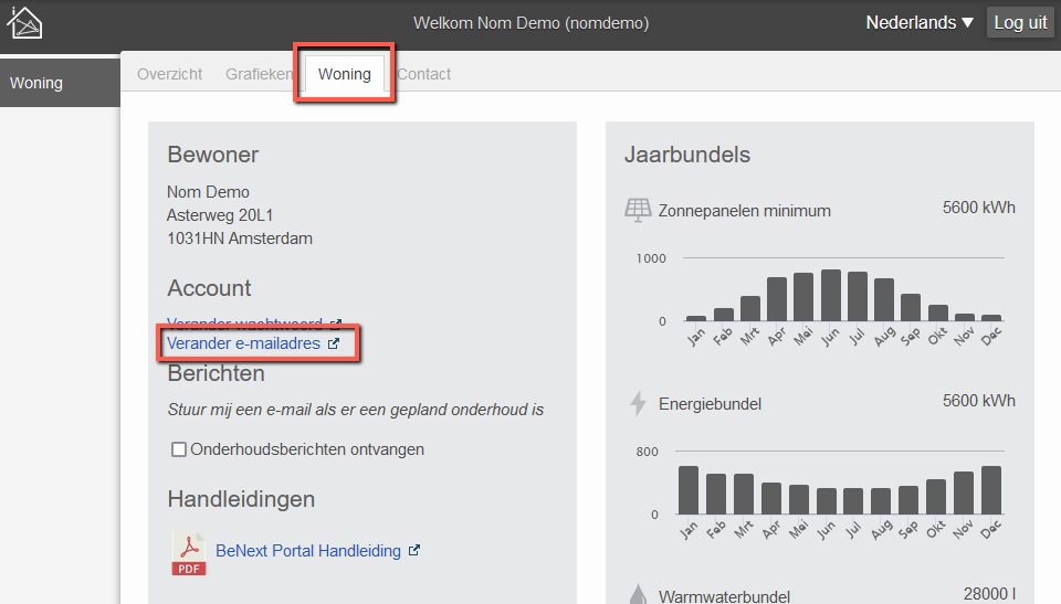 Login- en wachtwoord procedures – BeNext